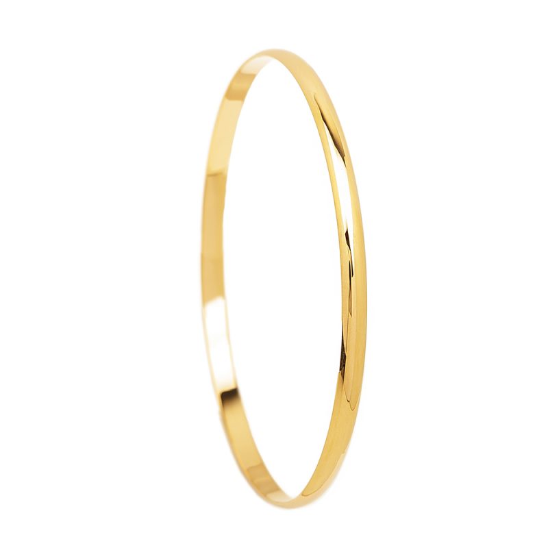 Espeland - Armring i gult gull - Massiv 1,3mm x 4 mm - Gullsmed J ...